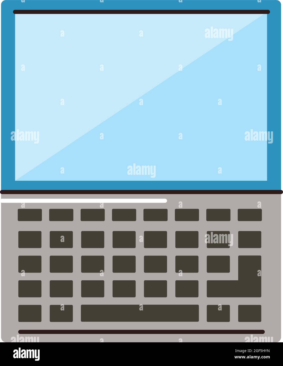 laptop computer device portable icon Stock Vector Image & Art - Alamy