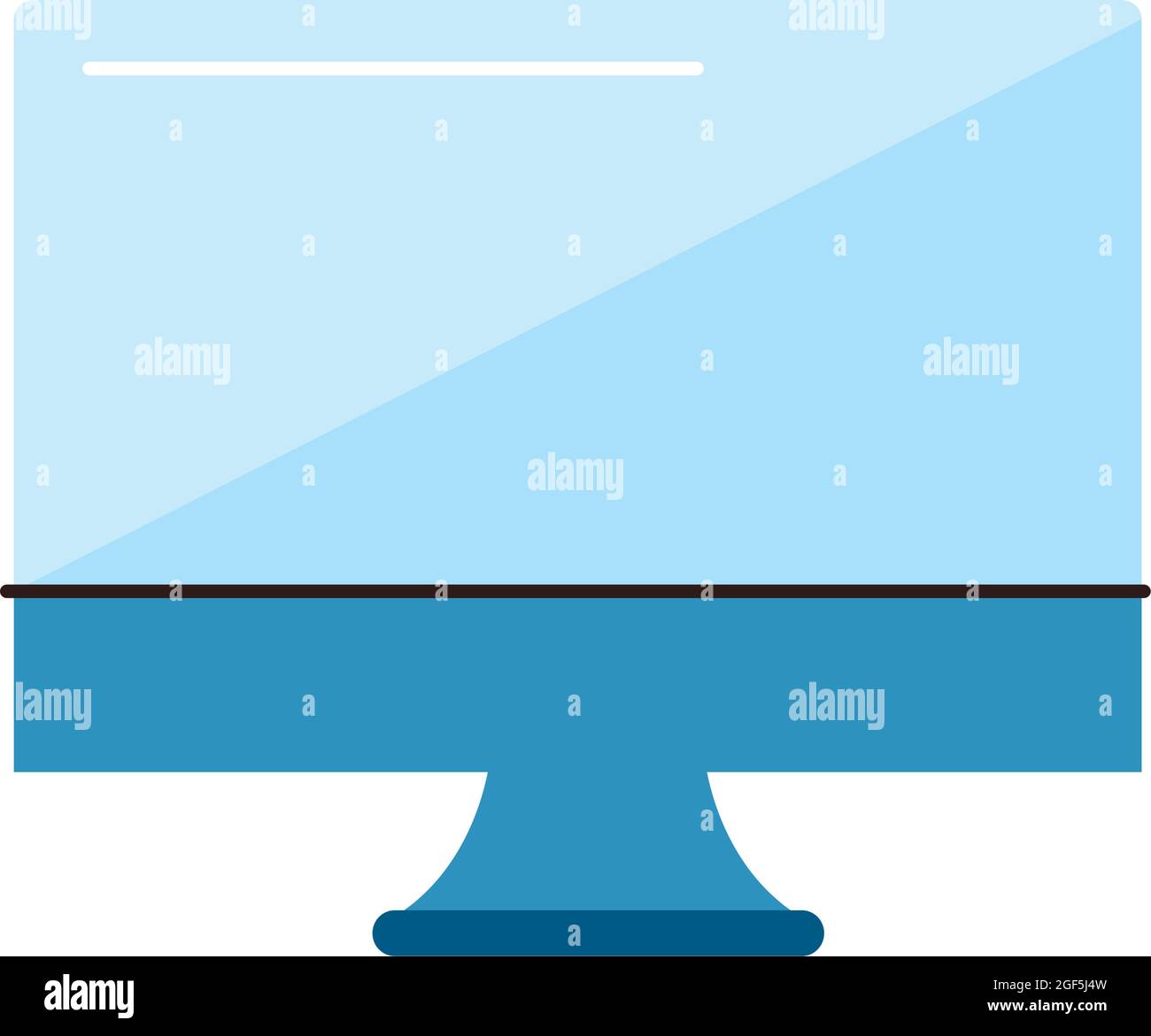 desktop computer display device icon Stock Vector Image & Art - Alamy