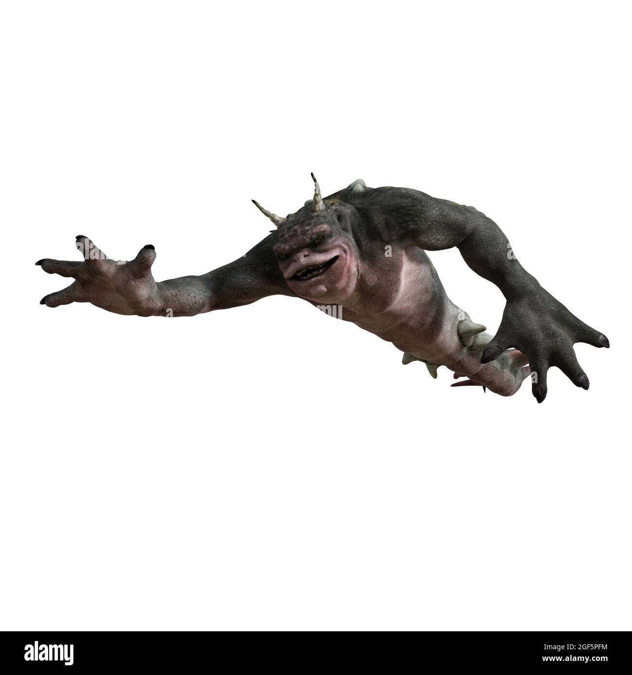 3d-illustration of an isolated fantasy creature from hell Stock Photo ...