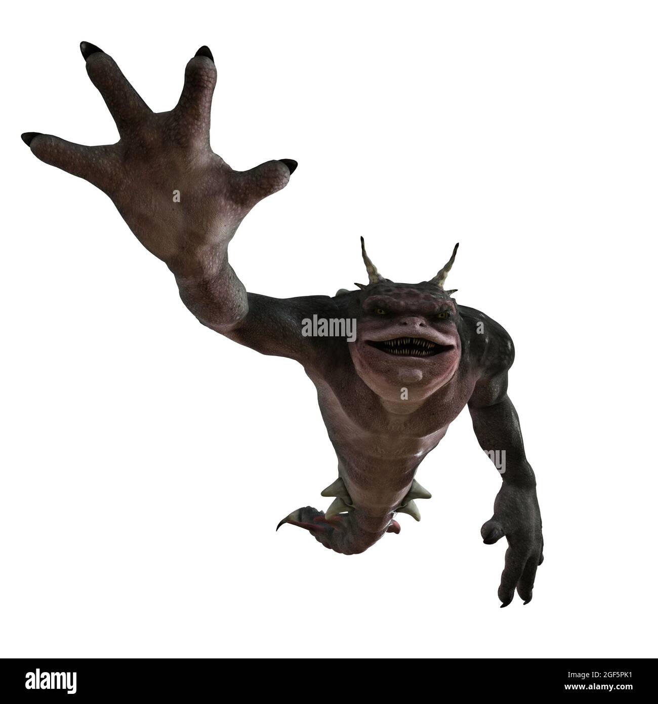 3d-illustration of an isolated fantasy creature from hell Stock Photo ...