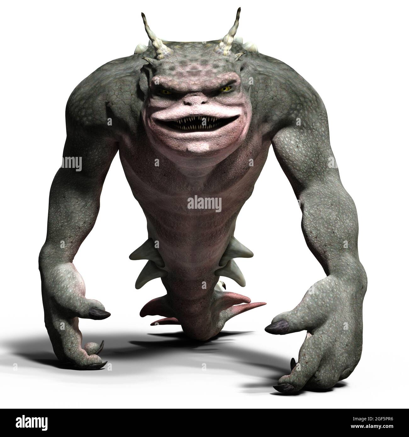 3d-illustration of an isolated fantasy creature from hell Stock Photo ...