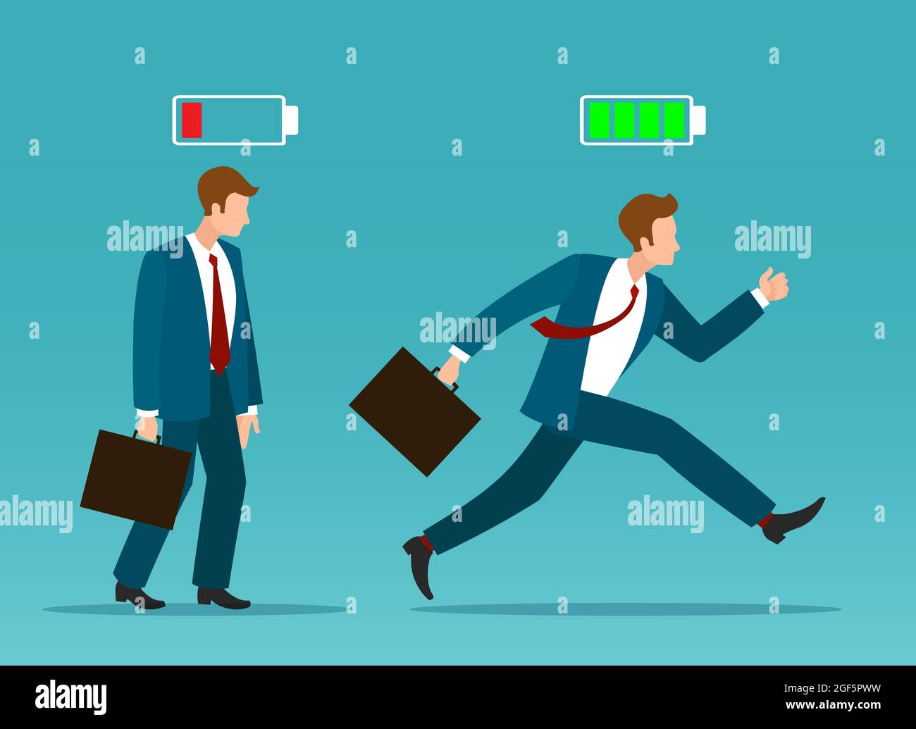 Recharged battery Stock Vector Images - Alamy