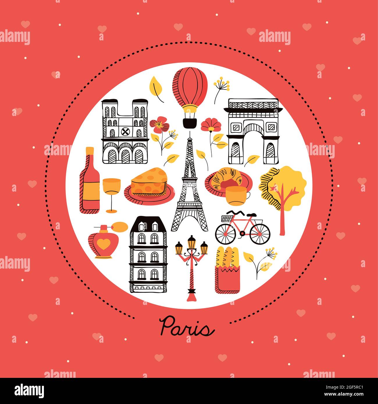 Vintage in street paris Stock Vector Images - Alamy