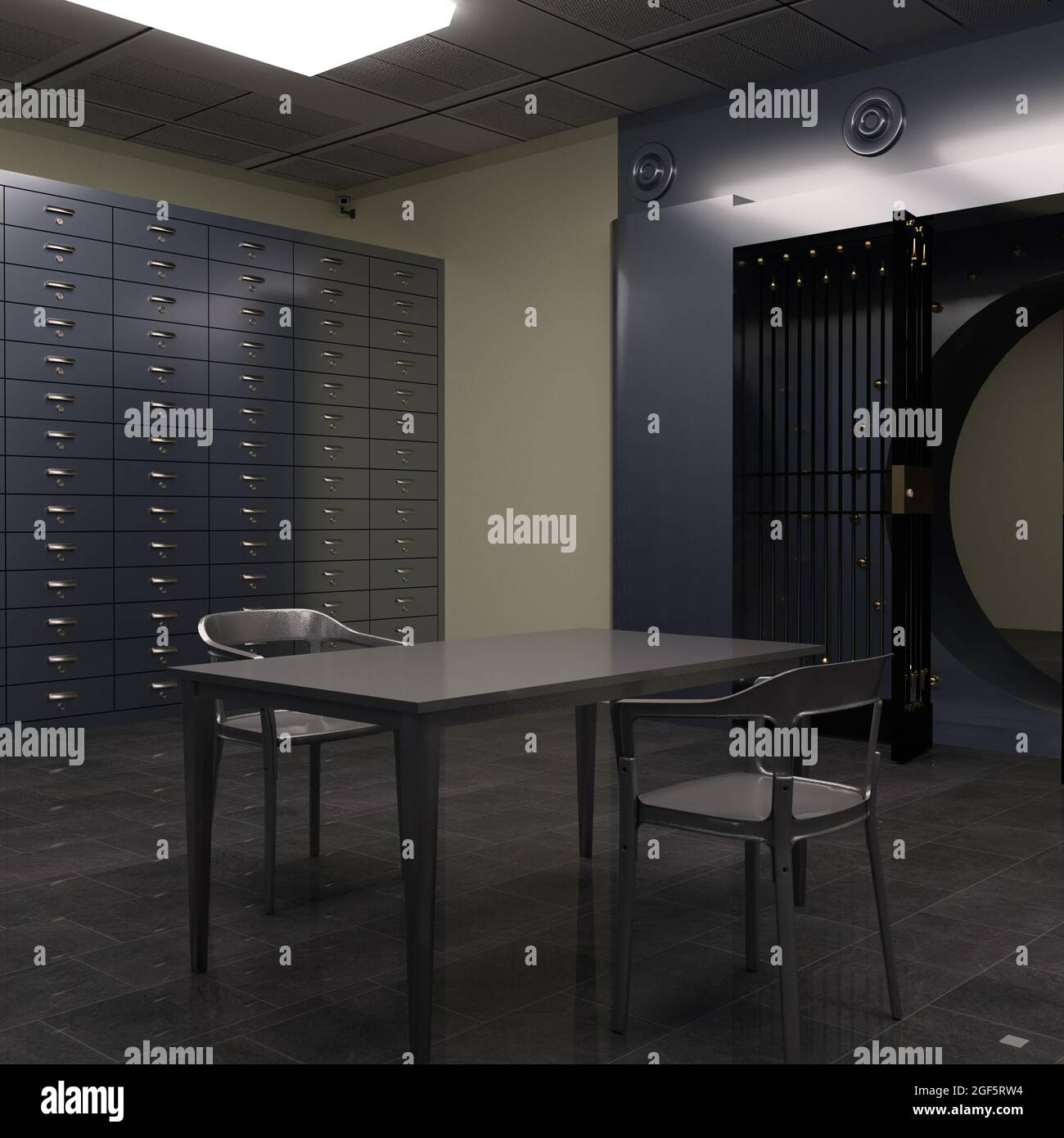 3D-illustration of an engine room in a science fiction starship Stock ...