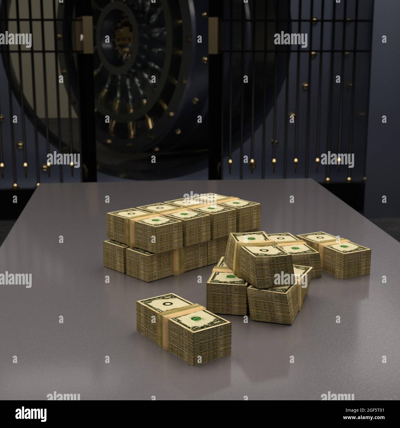 3D-illustration of an engine room in a science fiction starship Stock ...