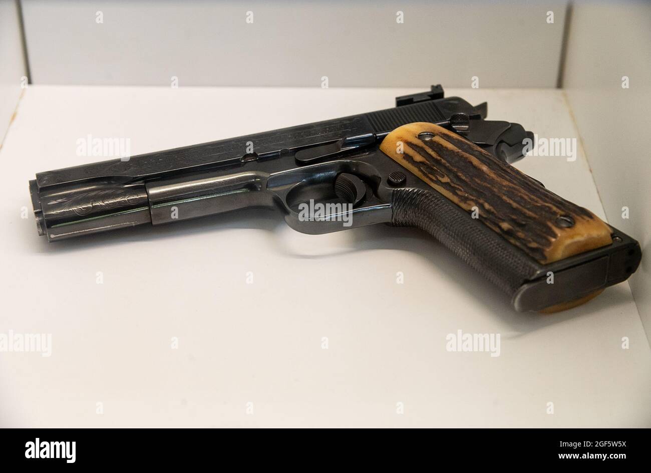 Tokyo, Kanto, Japan. 23rd Aug, 2021. Al Capone's favorite .45 Auto ...