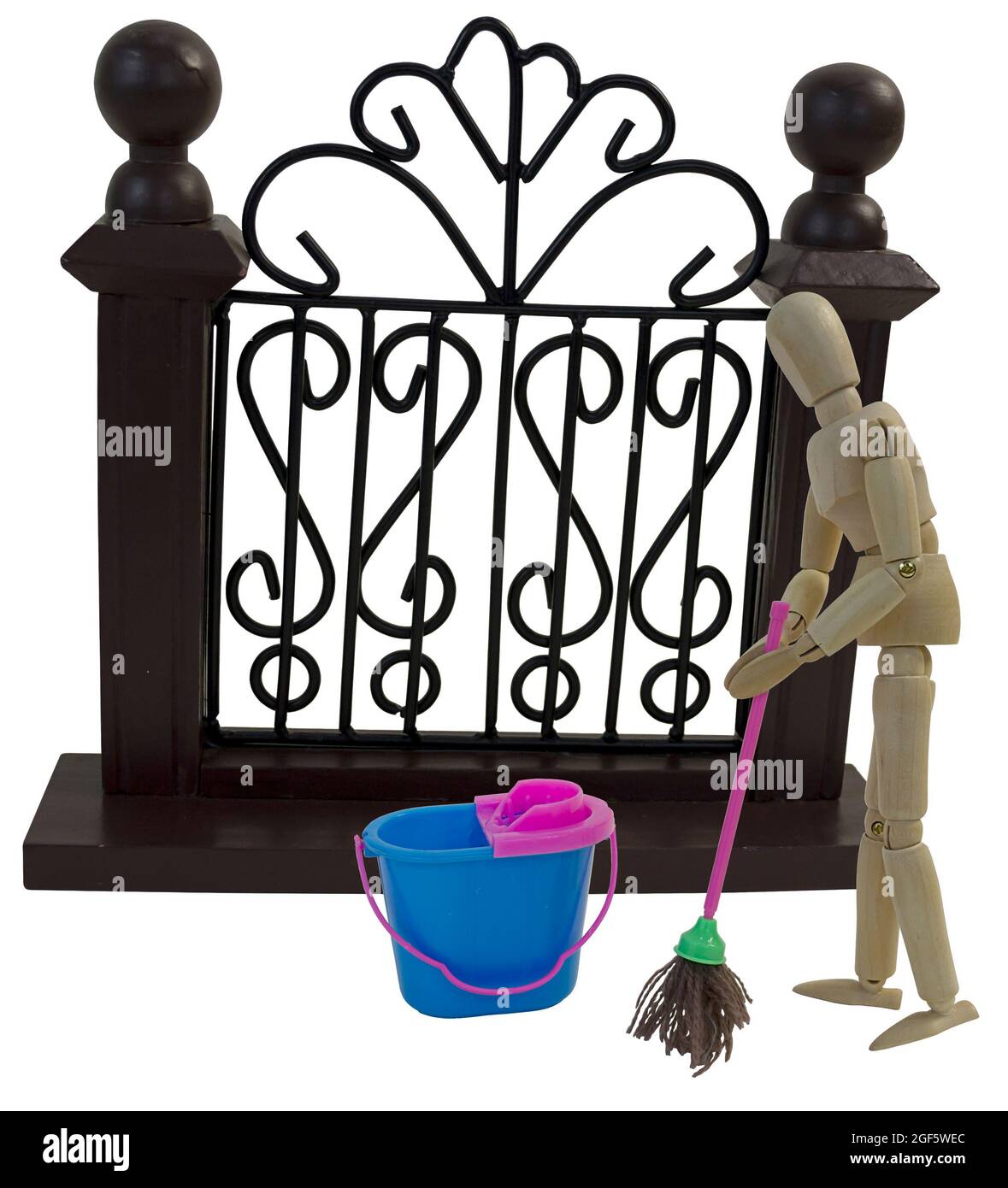 House home mansion gate Cut Out Stock Images & Pictures - Alamy