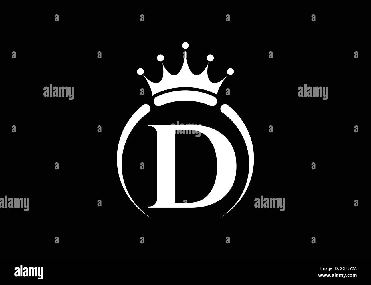 Monogram Letter D Wallpaper