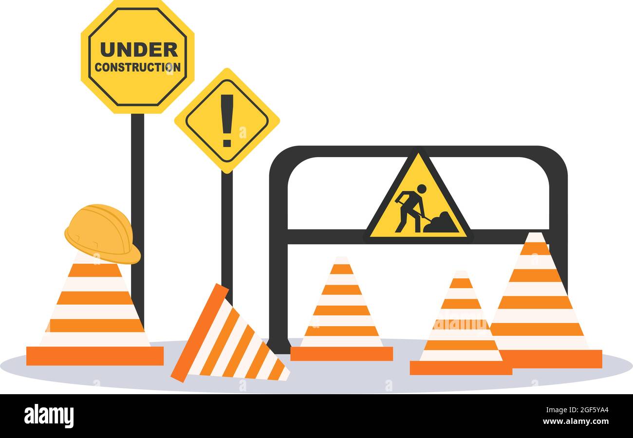 Construction Zone Signs Clip Art