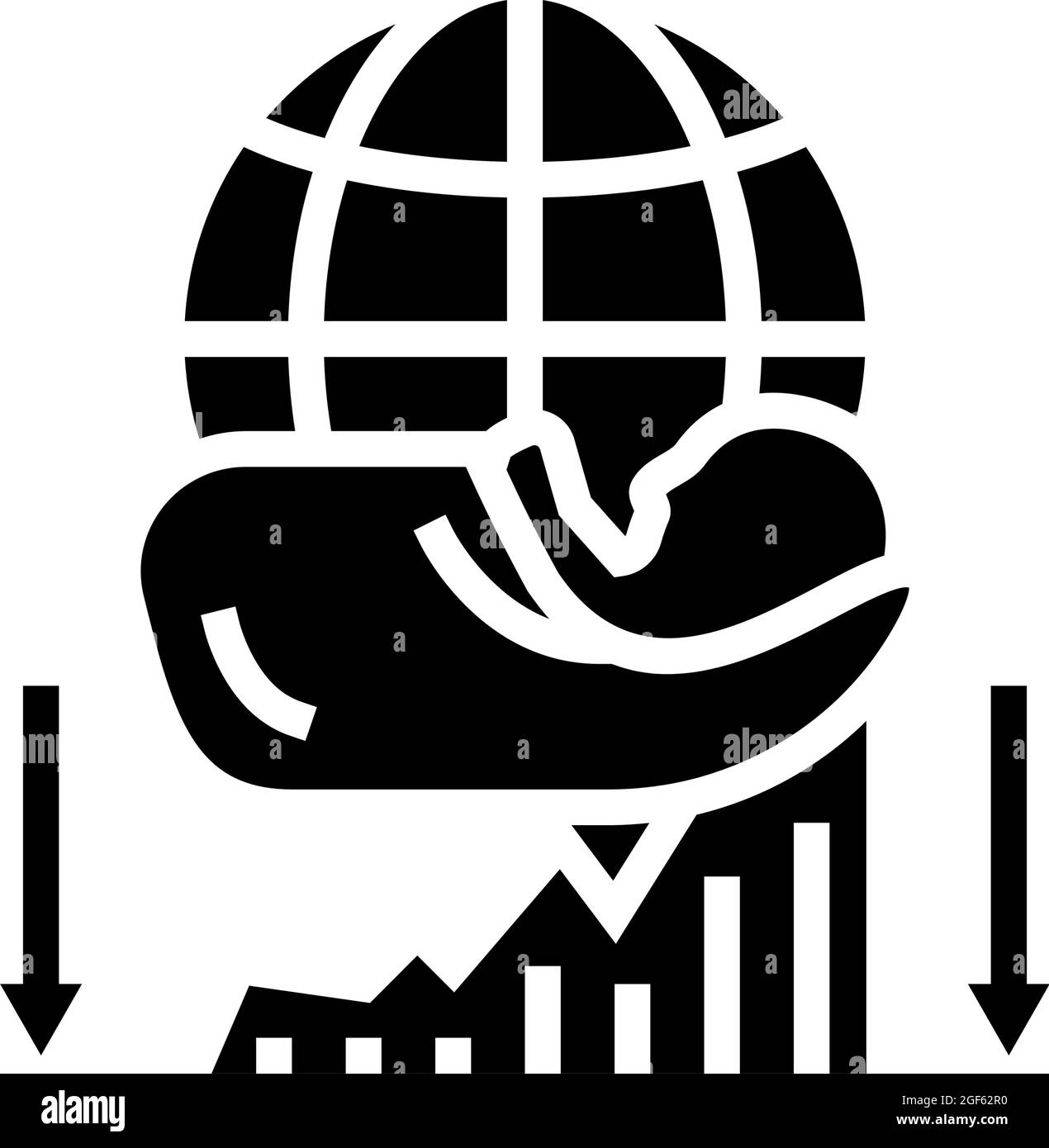 children social problem glyph icon vector illustration Stock Vector ...