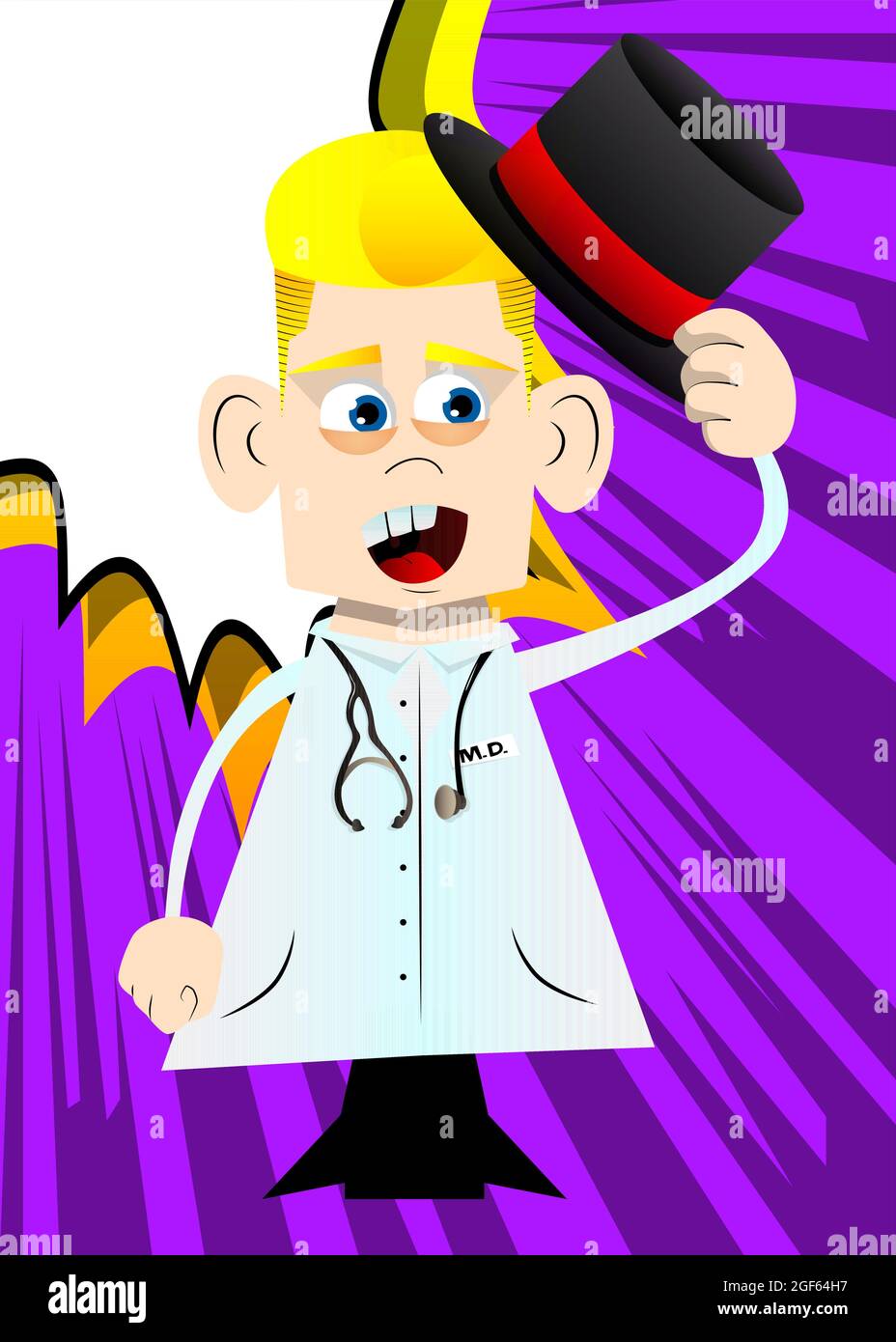 Tip of hat Stock Vector Images - Alamy