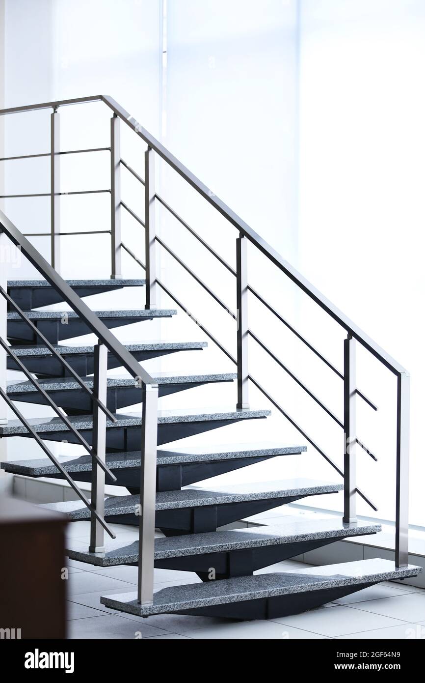 Modern stairs in office Stock Photo - Alamy