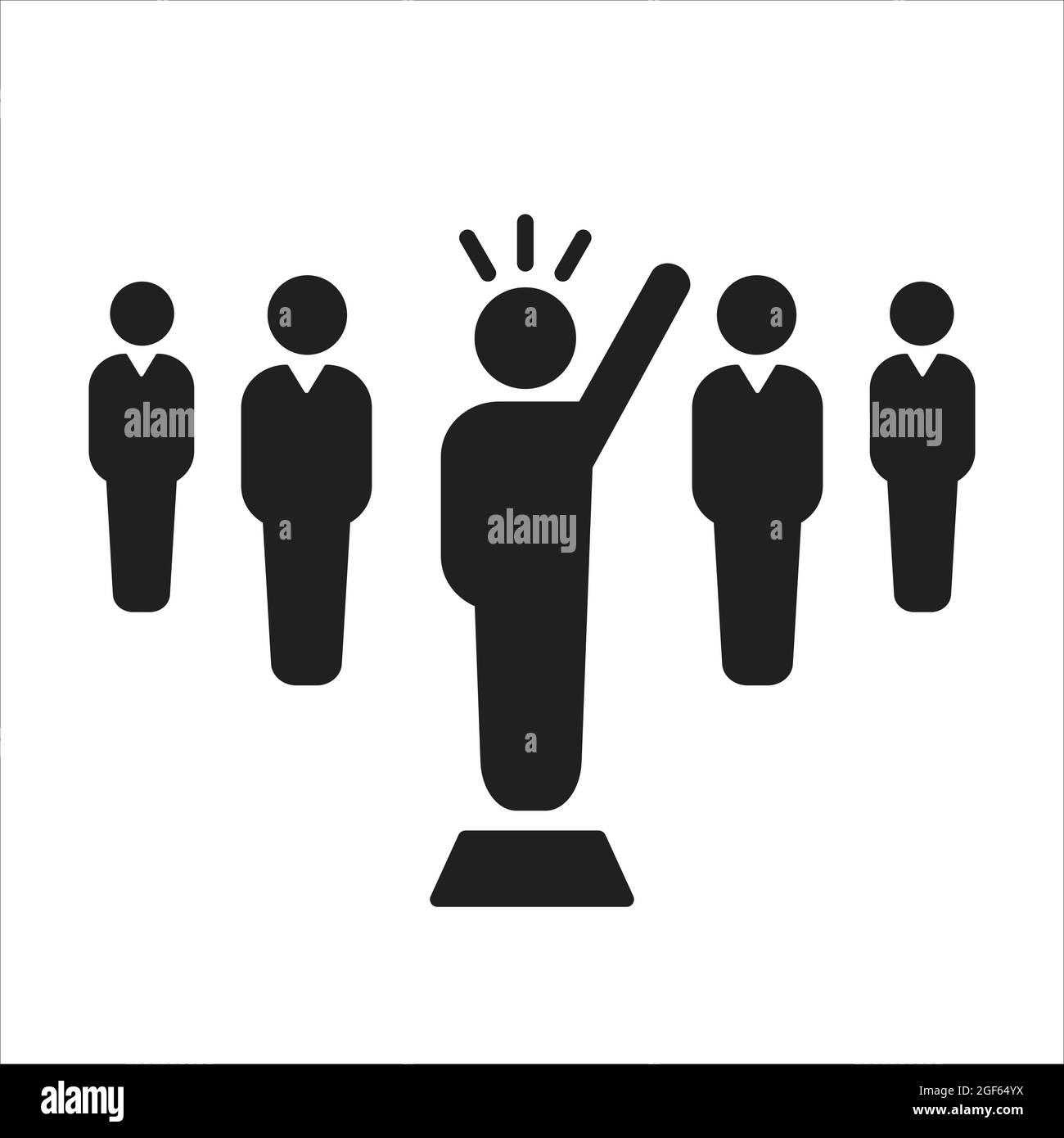Leader icon vector for your website design, logo, app, UI. illustration ...