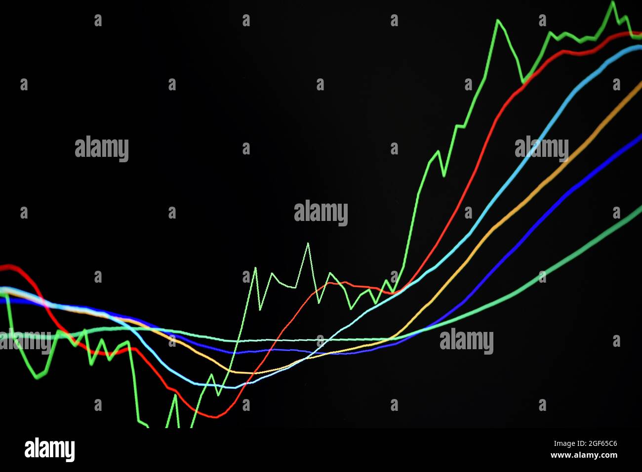 Stock trading graphic design for financial investment trade, Forex ...