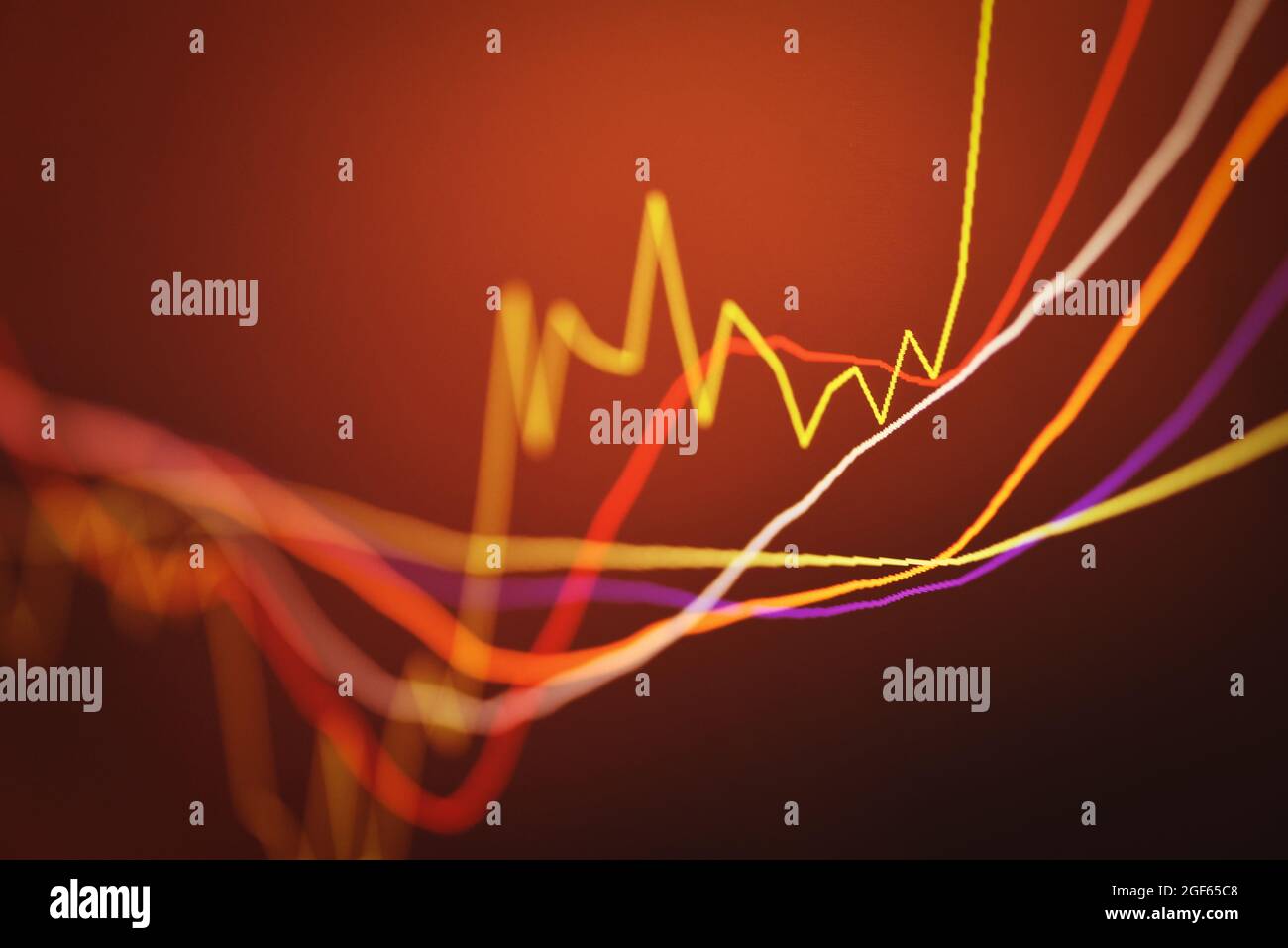 Stock trading graphic design for financial investment trade, Forex ...