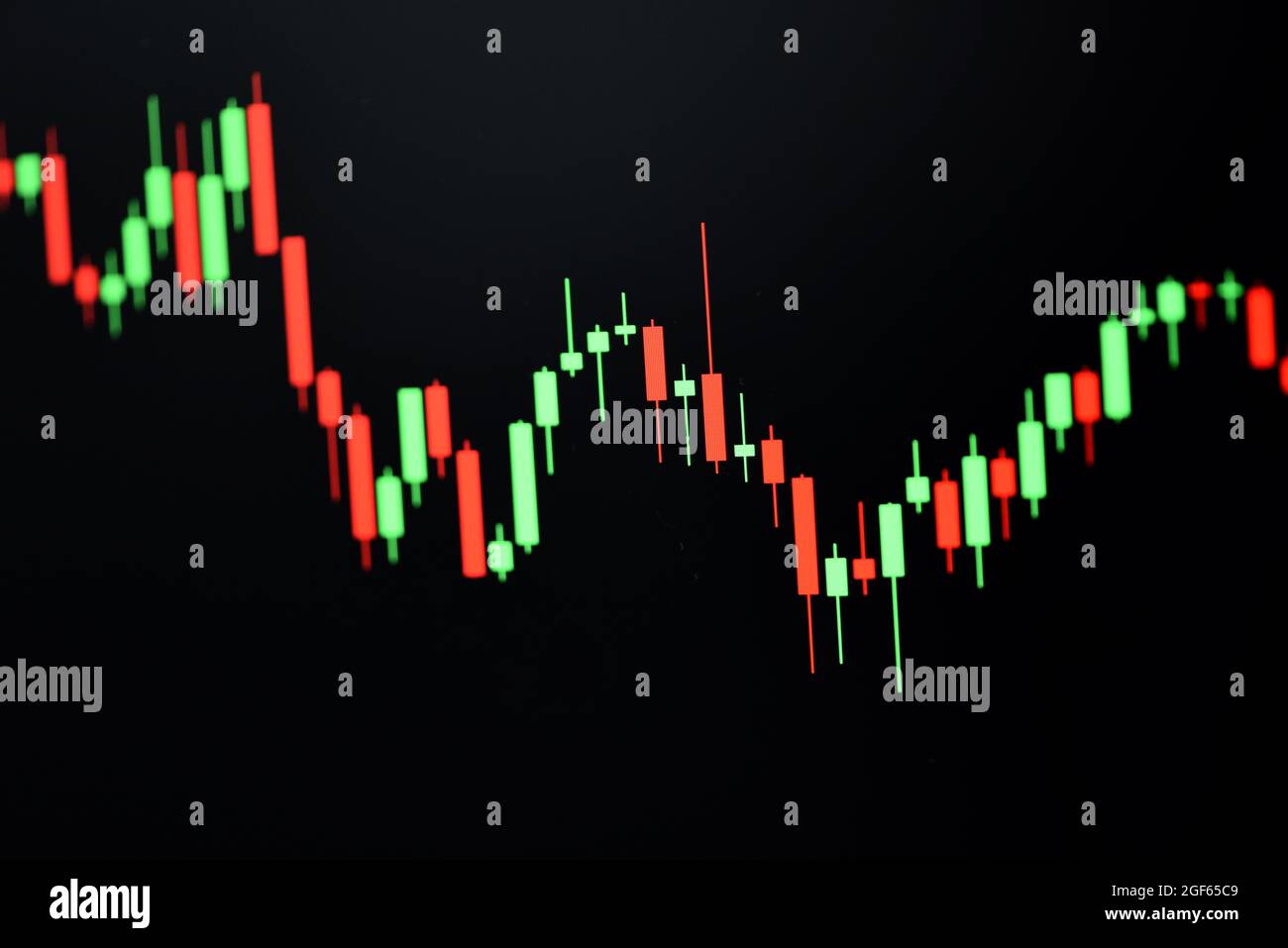 Stock trading graphic design for financial investment trade, Forex ...