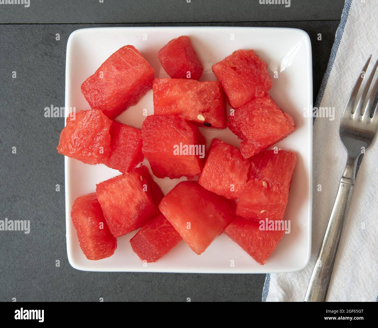 Watermelon chunks hi-res stock photography and images - Alamy