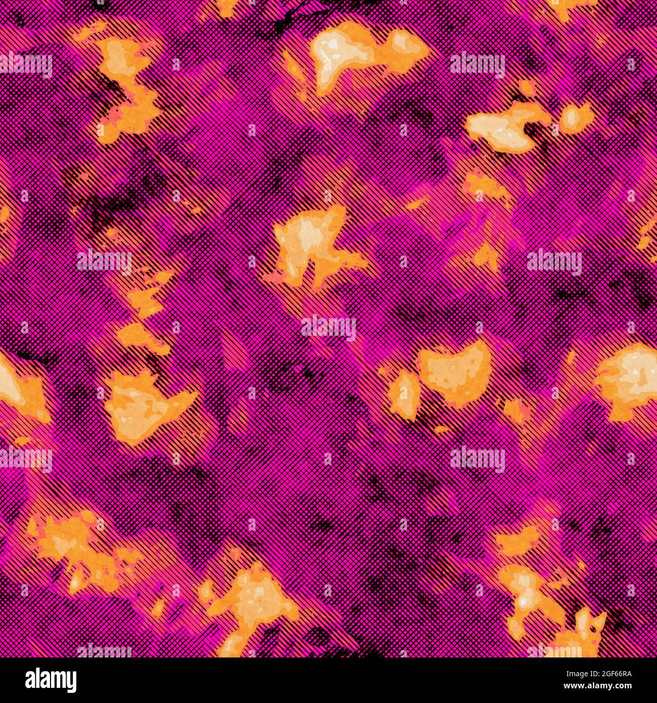 Seamless bright vivid pink and yellow pattern swatch for print Stock ...