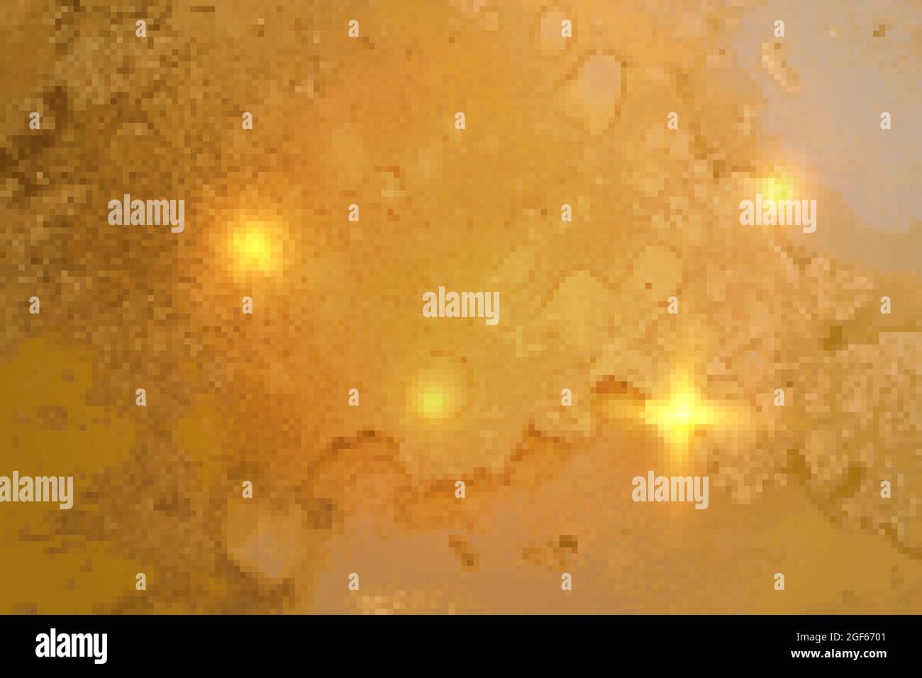 Modern amber yellow and gold background with paint splash and golden ...