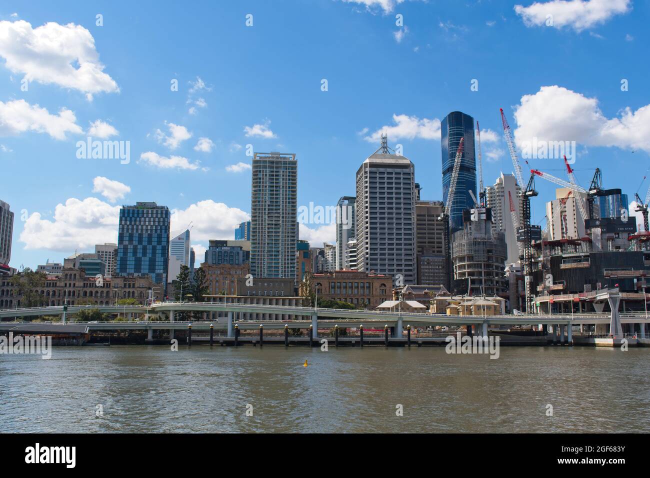 Brisbane City Skyline Stock Photo - Alamy