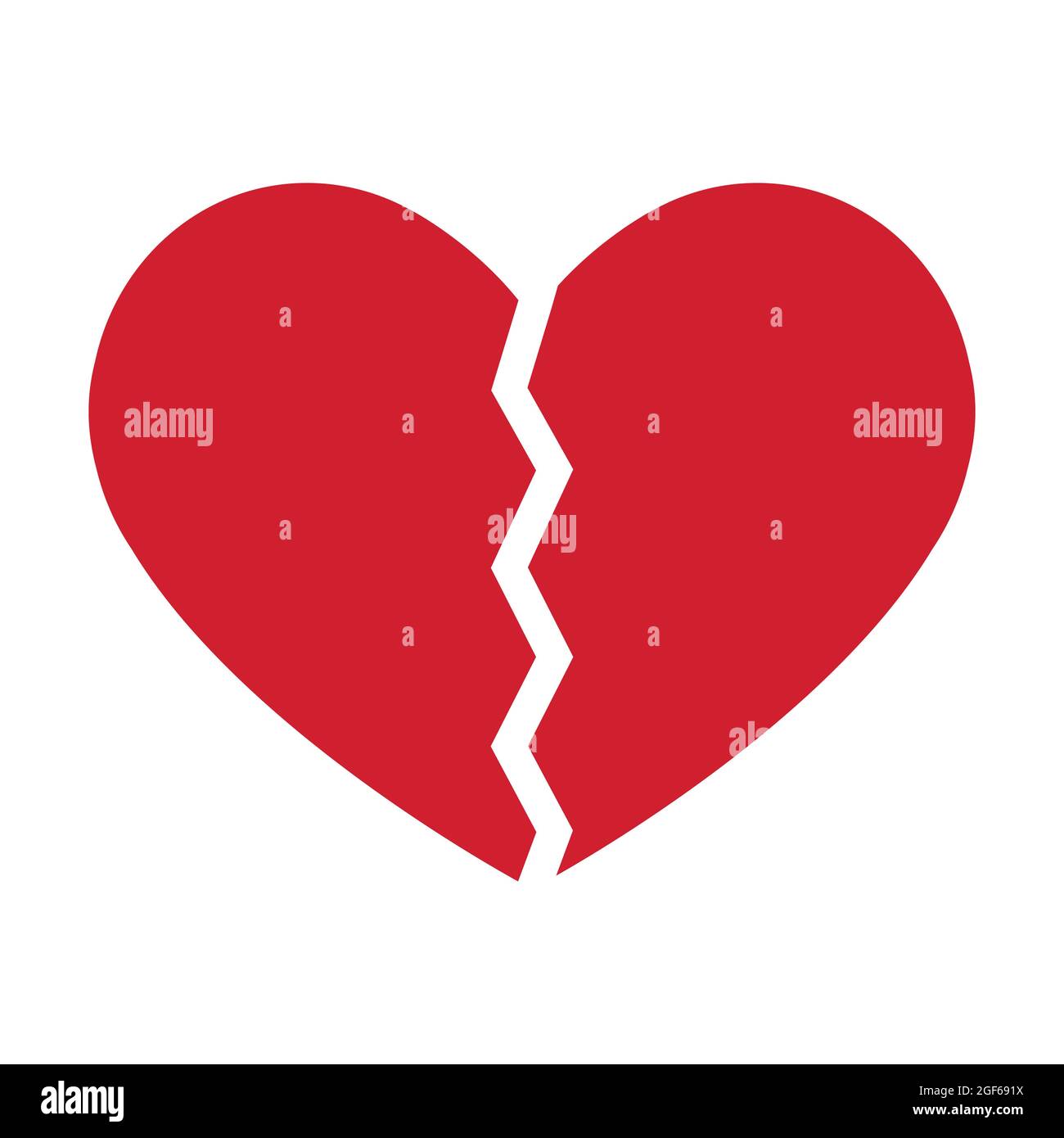 broken heart icon vector for your website design, logo, app, UI ...