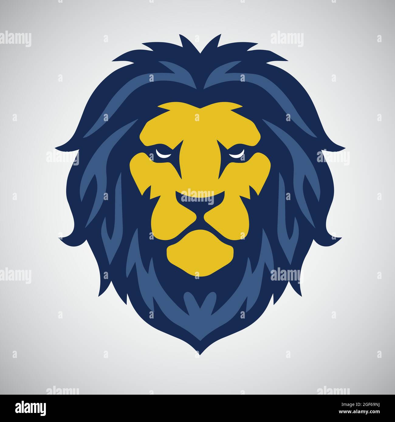 Lion Head Logo Template Vector Stock Vector Image & Art - Alamy