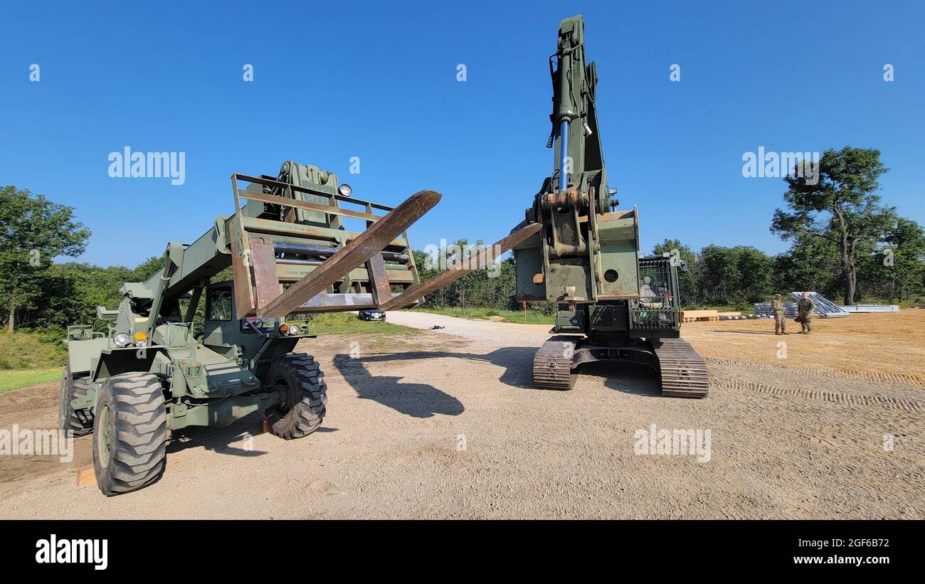 The Mabey-Johnson Bridge was on display over a dry gulley in the newly ...