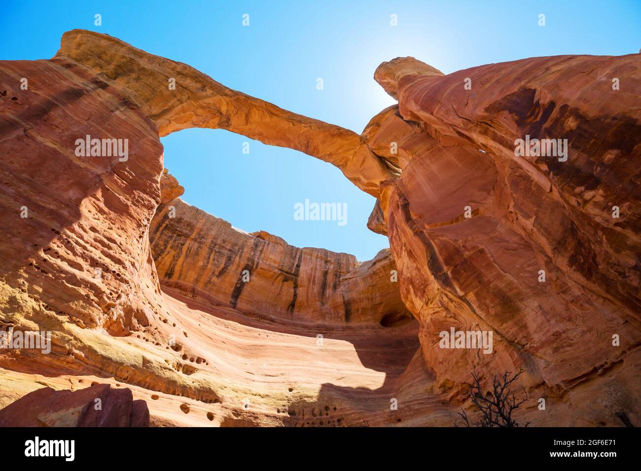 Natural arches formation in Colorado, USA Stock Photo - Alamy