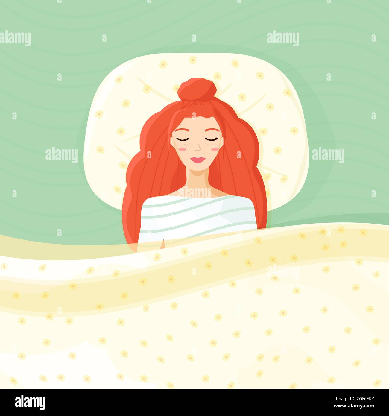 Sleeping sheets Stock Vector Images - Alamy