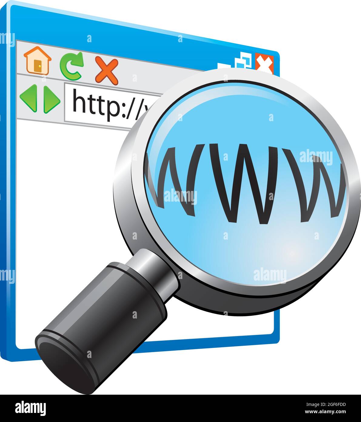 Internet search icon hi-res stock photography and images - Alamy