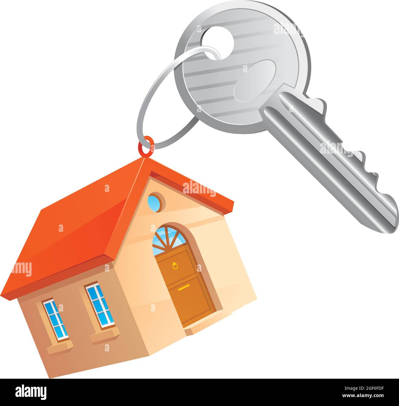 Vector illustration House key Stock Vector Image & Art - Alamy