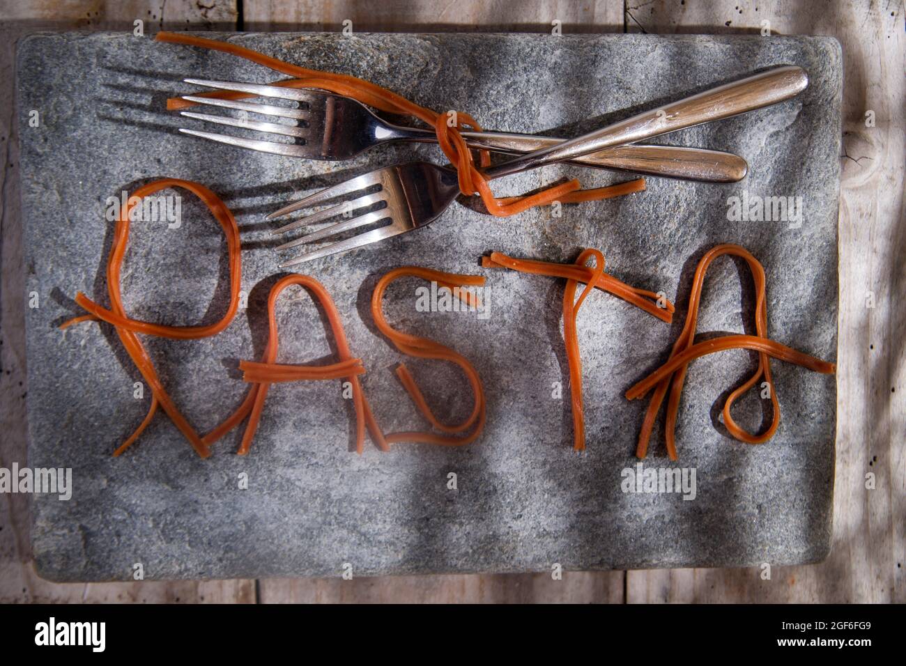 Italian advertising fork hi-res stock photography and images - Alamy