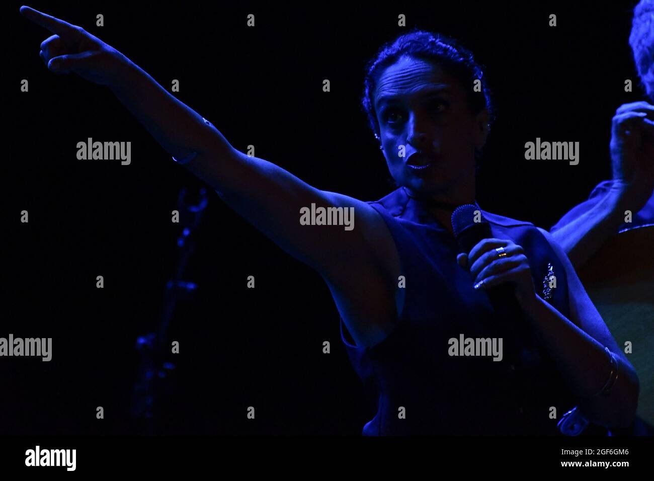 Noa during the concert at Cavea Auditorium Parco della Musica, Rome ...