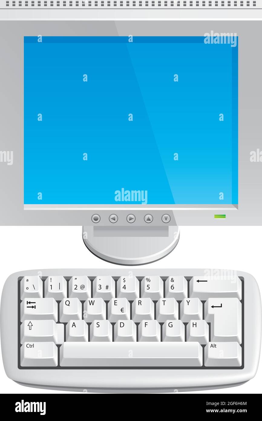 Vector illustration Computer Stock Vector Image & Art - Alamy