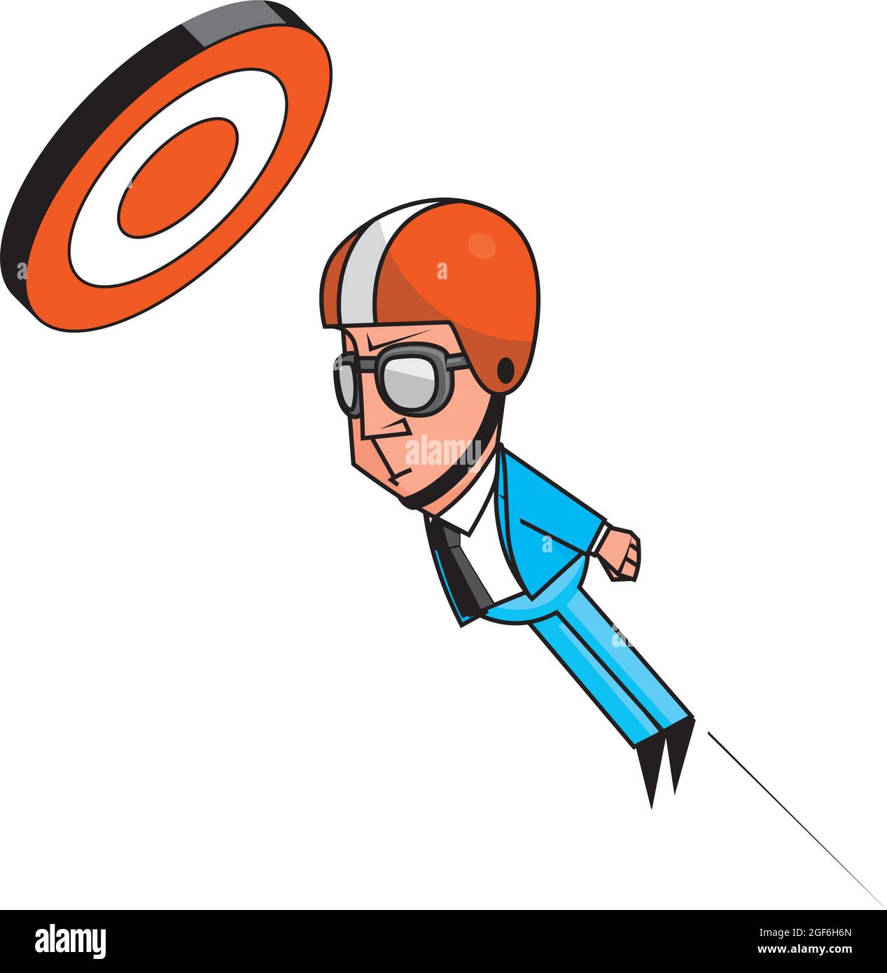 Reaching the target Cut Out Stock Images & Pictures - Alamy