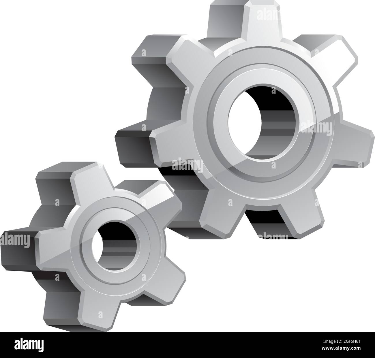 Mechanic gears Black and White Stock Photos & Images - Alamy