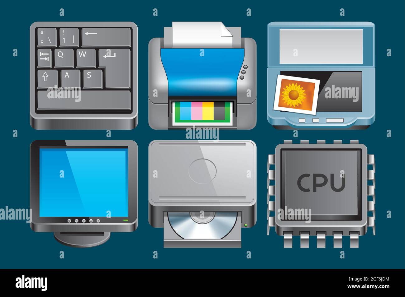 Hardware icons Stock Vector Images - Alamy