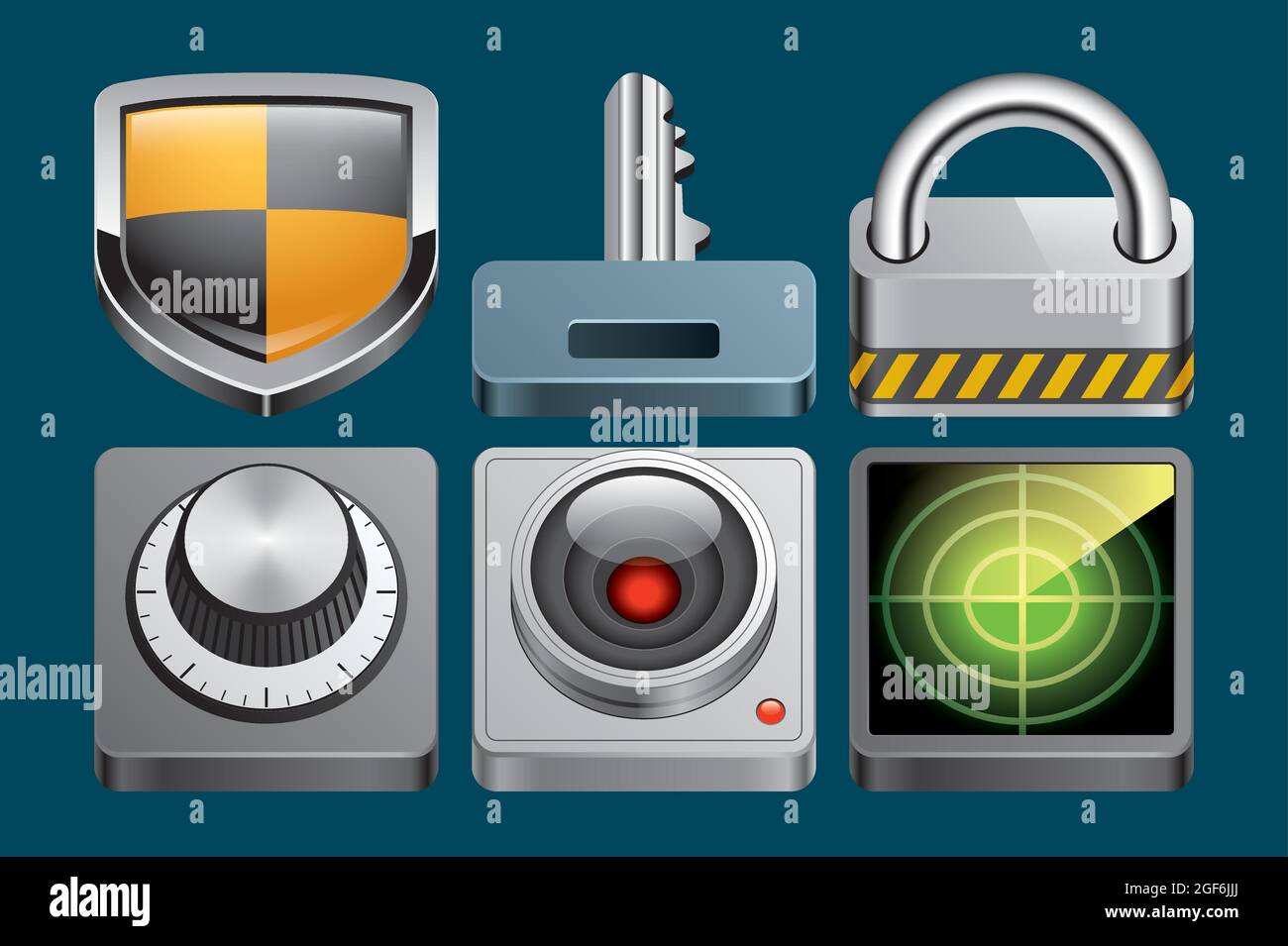 Security icons hi-res stock photography and images - Alamy