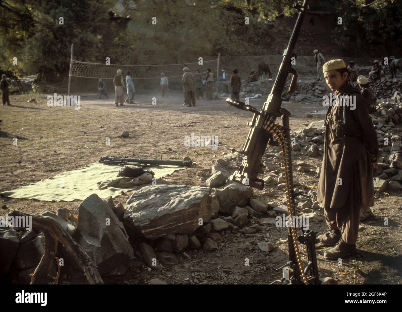 with islamic guerrilla in afghanistan during soviet occupation 83-84 ...