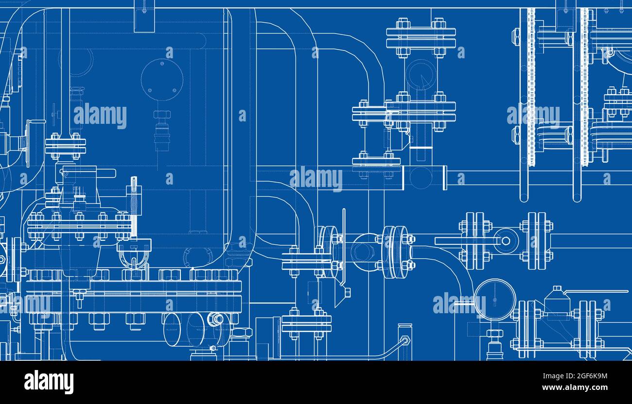 Valves and other industrial equipment. Vector Stock Vector Image & Art ...