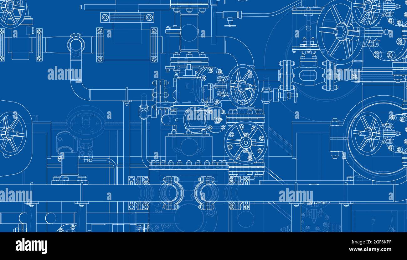 Valves and other industrial equipment. Vector Stock Vector Image & Art ...