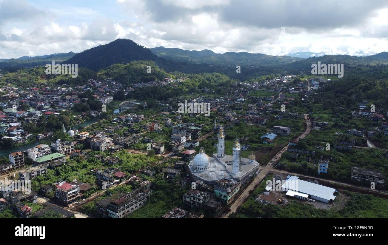 Marawi City, Philippines. 23rd Aug, 2021. The reconstruction efforts of ...