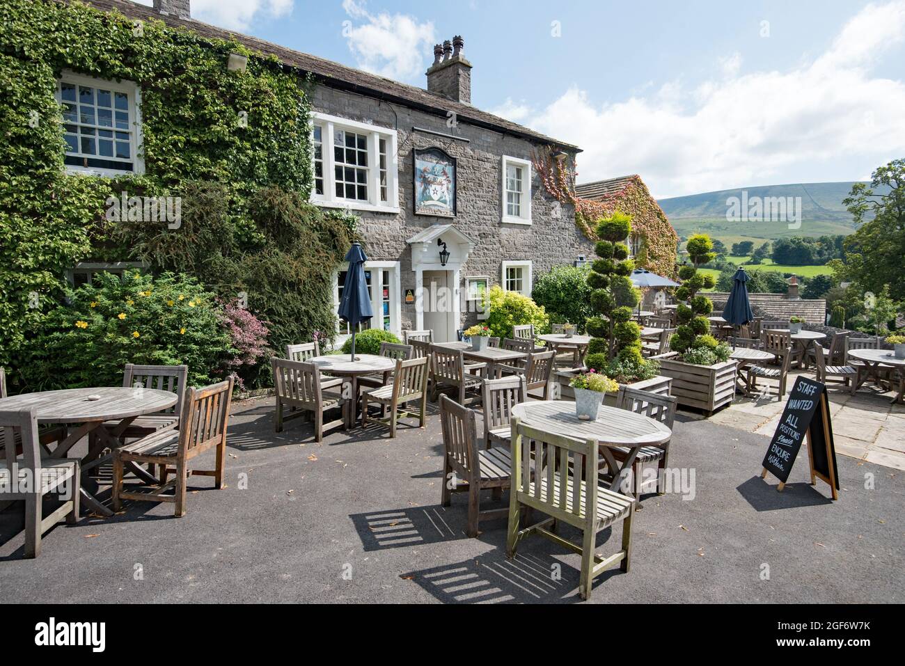 The Assheton Arms Downham village ,Lancashire Stock Photo - Alamy