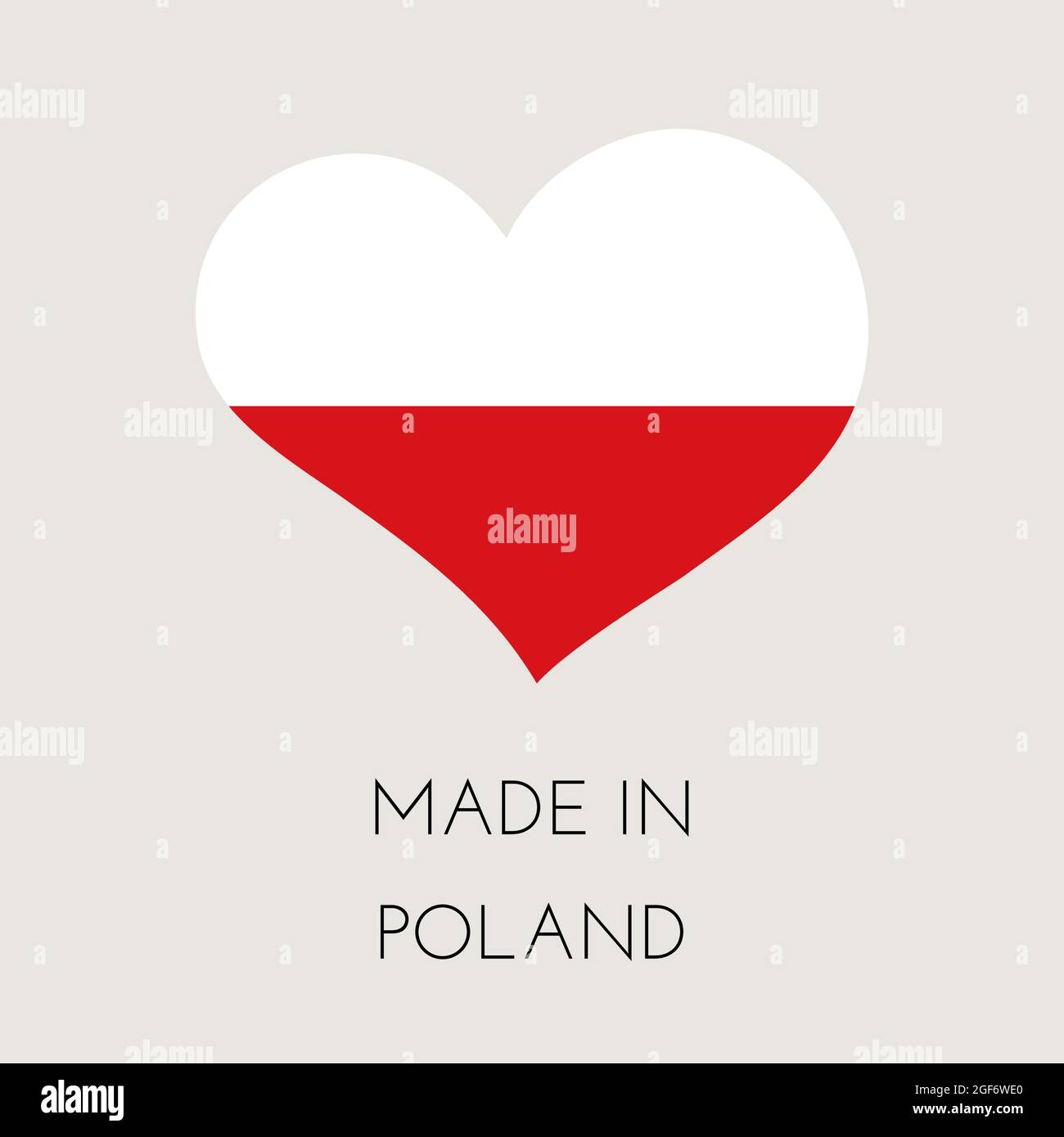 Proudly made in poland hi-res stock photography and images - Alamy