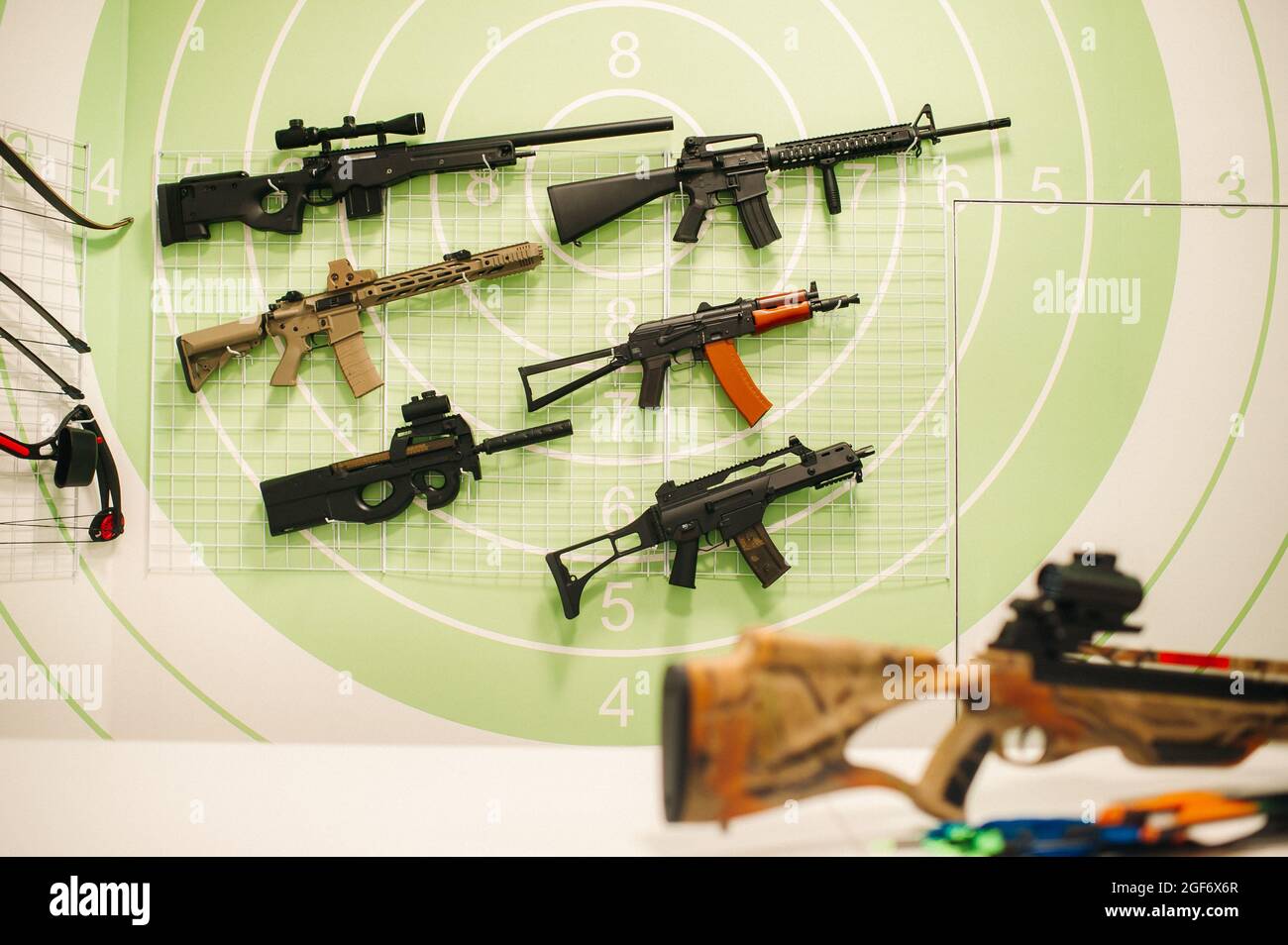 A lot of different weapons for shooting in the dash.Air guns for ...