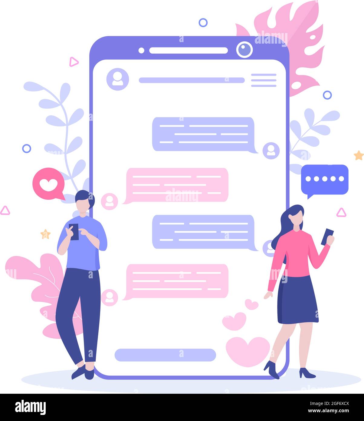 Dating App For a Couple With Male and Female in Smartphone If Match ...