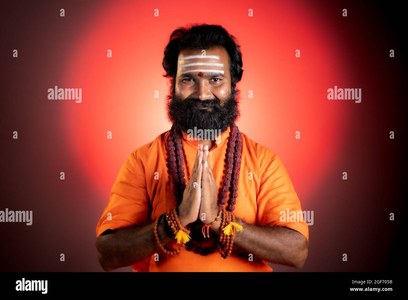 Namaste hindu greeting hi-res stock photography and images - Alamy