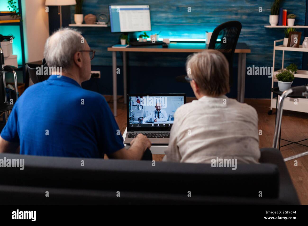 Doctor appointment on video call hi-res stock photography and images ...