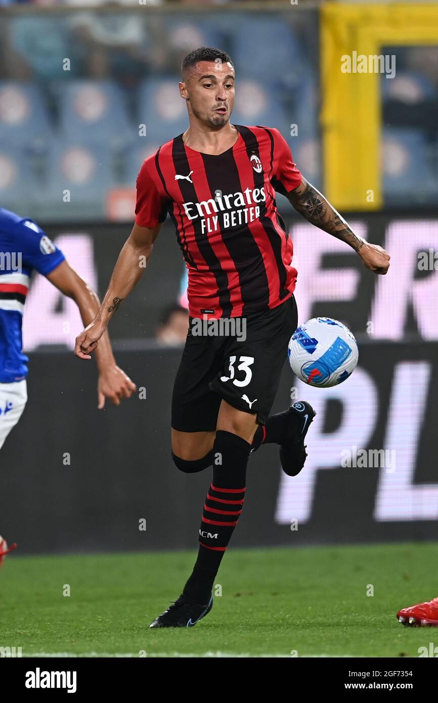 Rade Krunic (Milan) during the Italian "Serie A match between Sampdoria ...