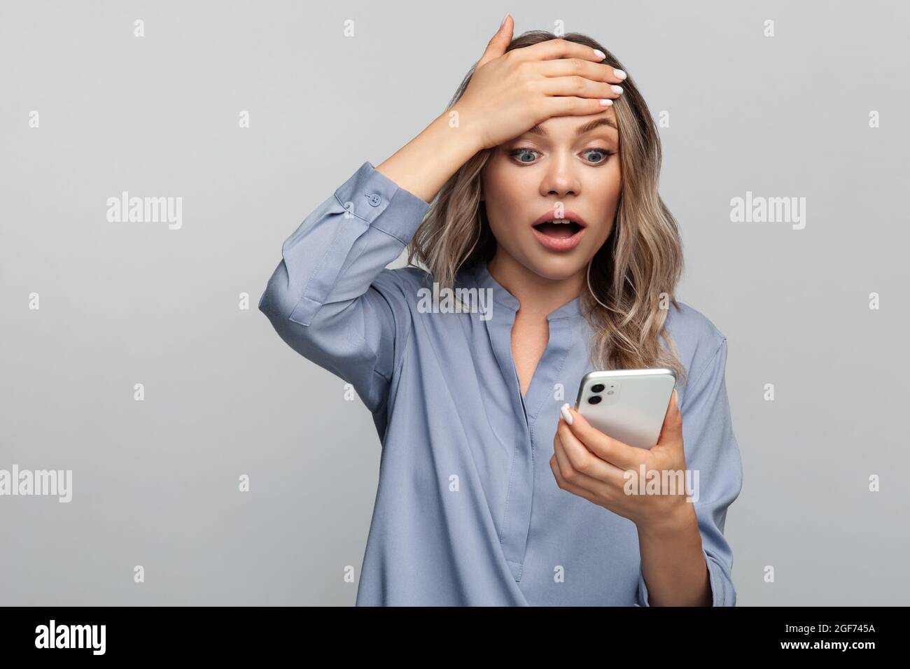 Shocked At Text Message